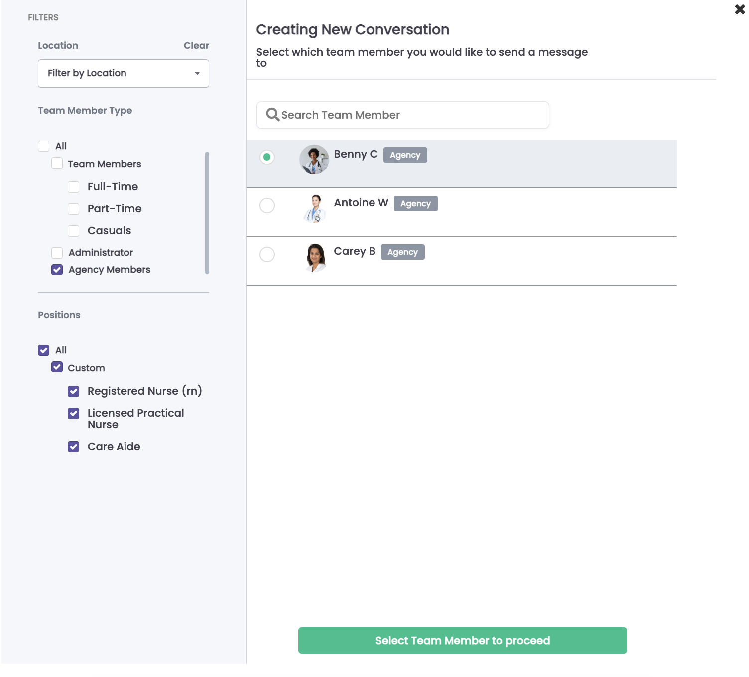 How do I communicate with Accusheild Care Marketplace workers? – Accushield